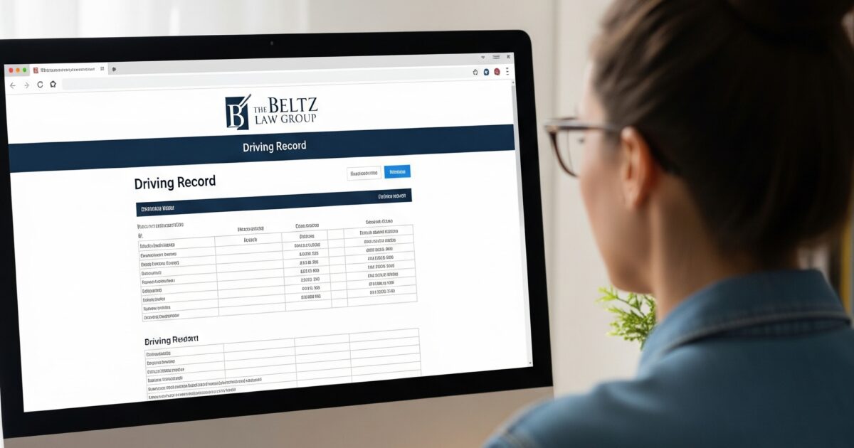 Driving Record Check Texas | Beltz Law Group